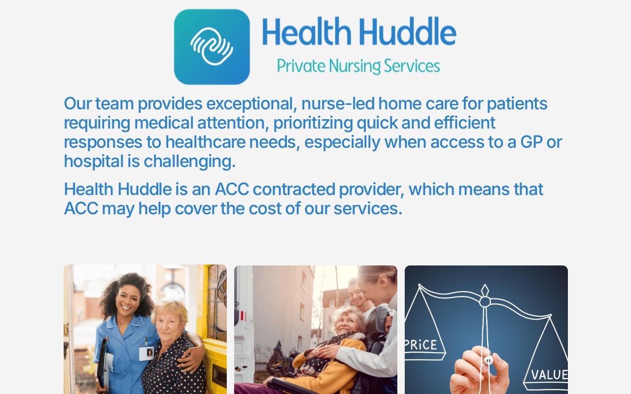 Health Huddle | Accessible for After-Hours Nursing Services and No ...